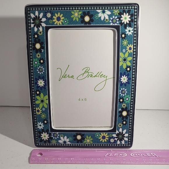 Vera Bradley | Accents | Vera Bradley Floral Picture Frame Blue And ...